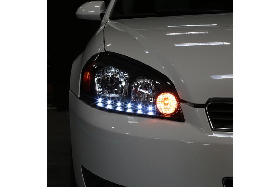2006-2013 Chevrolet Impala Spec-D Tuning Black Euro Headlights - Spec-D ...